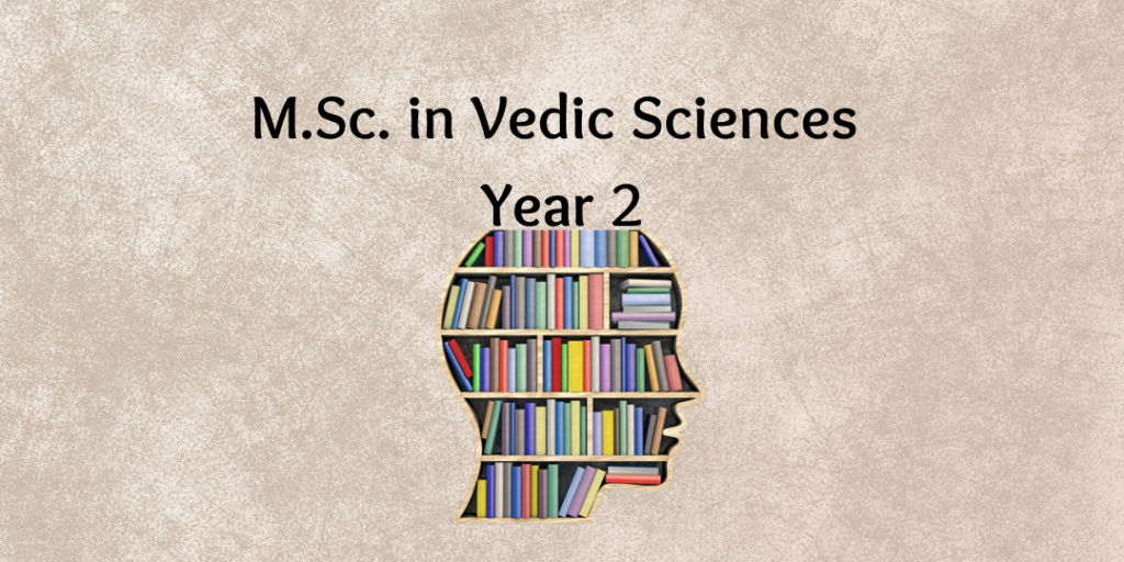 B.Sc. in Vedic Sciences Year 1 – MIT IIKS