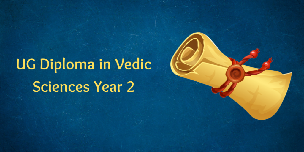 B.Sc. in Vedic Sciences Year 1 - MIT IIKS